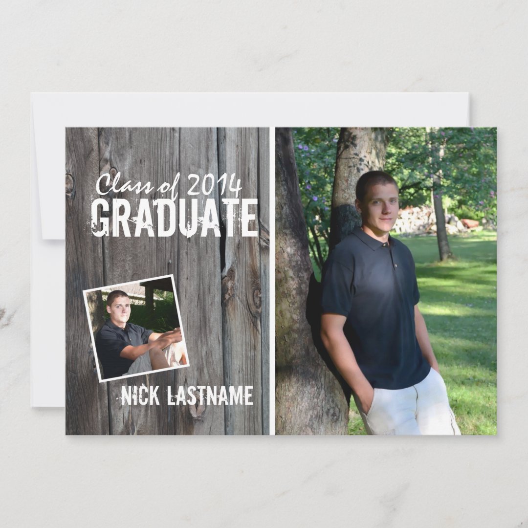 Rustic Country Barn Graduation Invitation | Zazzle