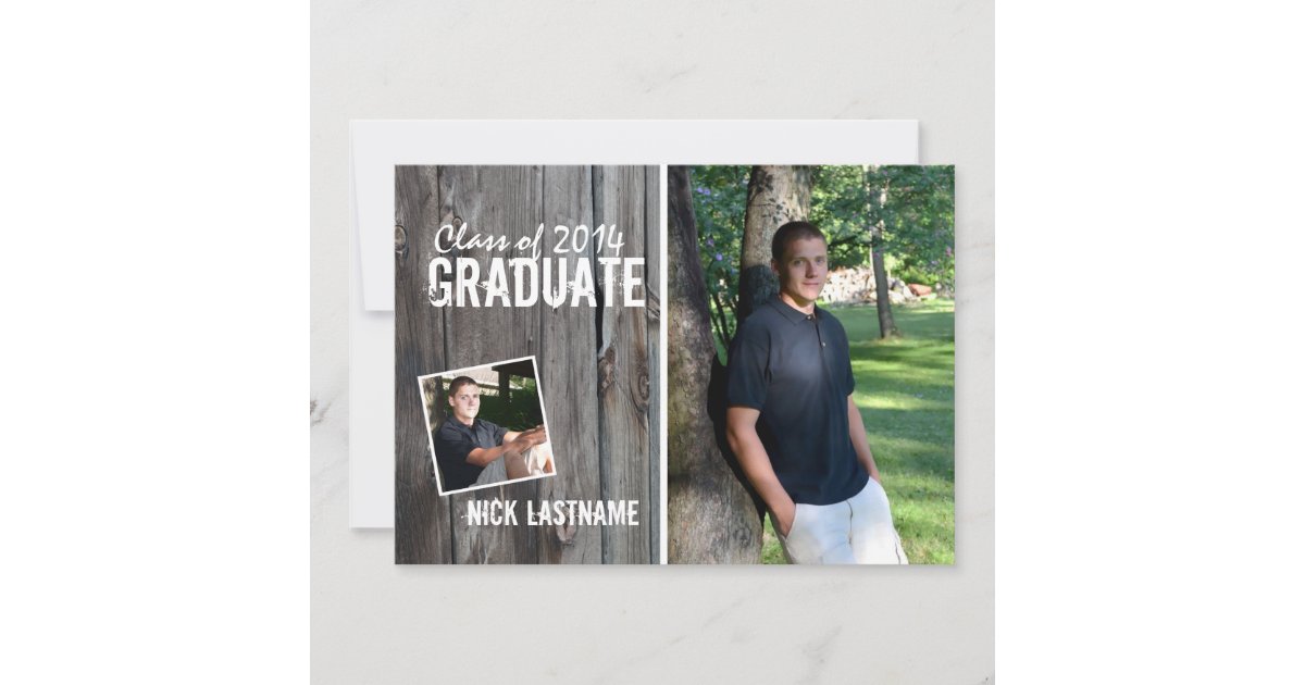 Rustic Country Barn Graduation Invitation | Zazzle
