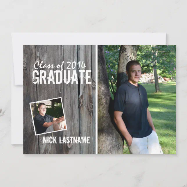Rustic Country Barn Graduation Invitation | Zazzle