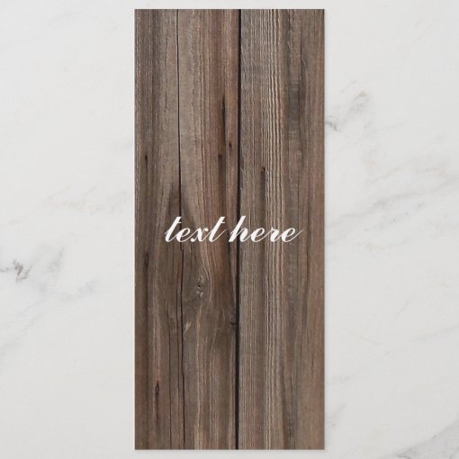 Rustic Country Barn Wedding Program | Zazzle