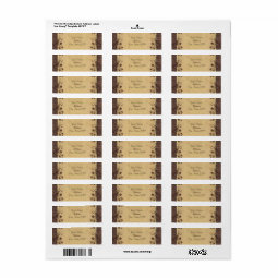 Rustic Country Barn Wood Beauty Label | Zazzle