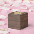 Rustic Country Barn Wood Beauty Wedding Favor Box | Zazzle