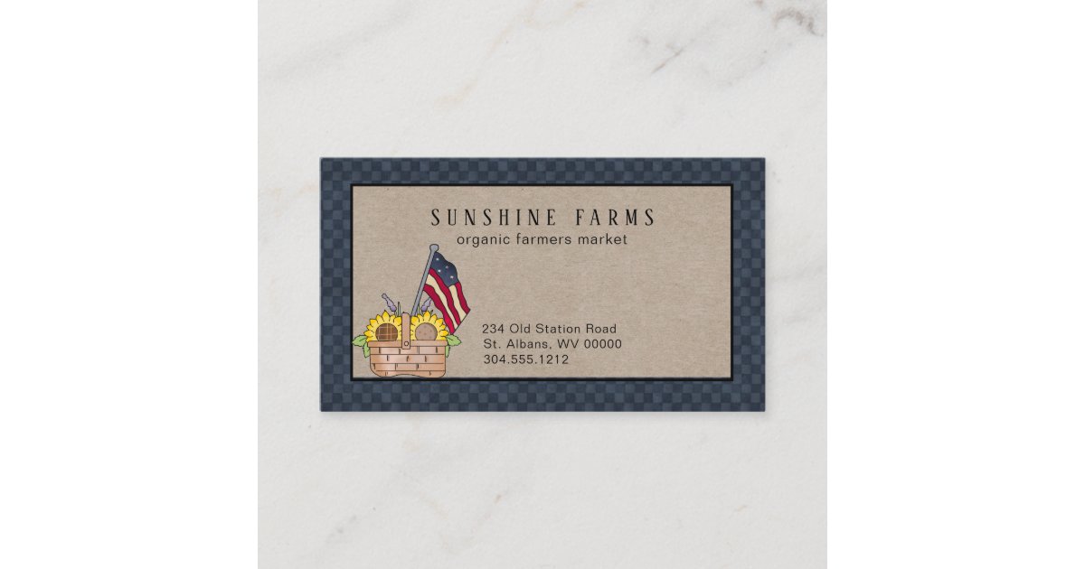 Rustic Country Chicken Farm Business Card | Zazzle