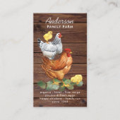 Rustic Country Chicken Hens Farm Fresh Eggs Farmer Business Card | Zazzle
