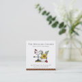 Rustic Country Chicken Rooster QR code Square Business Card | Zazzle