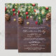 Rustic Country Christmas Holiday Party Invitation | Zazzle