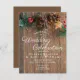 Rustic Country Christmas Wedding Invitation | Zazzle