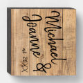 Rustic Country Distressed Wood Personalized Wooden Box Sign | Zazzle