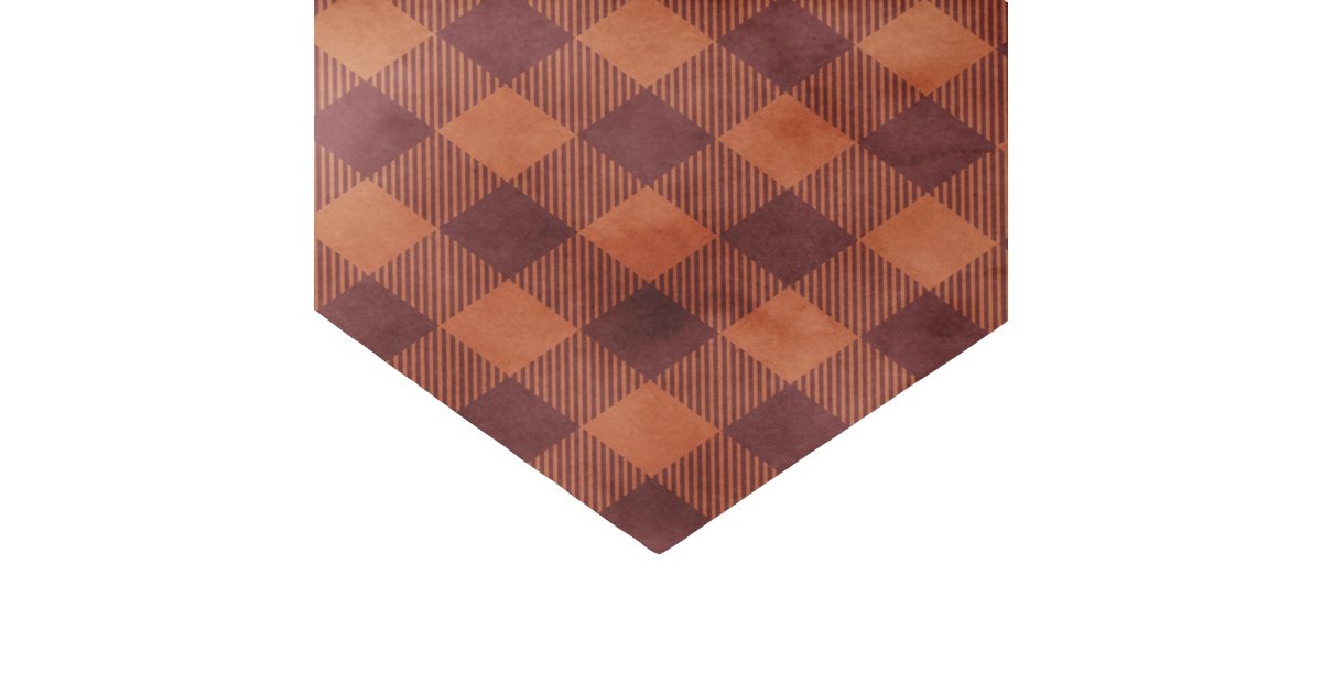Rustic Country Farmhouse Plaid Pattern Tissue Paper | Zazzle