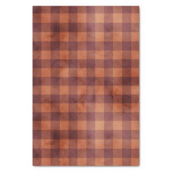 Rustic Country Farmhouse Plaid Pattern Tissue Paper | Zazzle