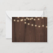 Rustic country floral budget wedding elegant RSVP Note Card | Zazzle