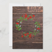 Rustic Country Holiday Christmas Dinner Invitation | Zazzle