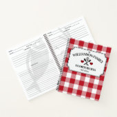 Rustic Country Kitchen Family Cookbook Notebook | Zazzle