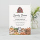 Rustic Country Locally Grown Veggie Baby Shower Invitation | Zazzle