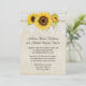 Rustic Country Mason Jar Flowers - Sunflower Lace Invitation | Zazzle