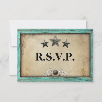 Rustic Country Parchment Paper RSVP Card | Zazzle
