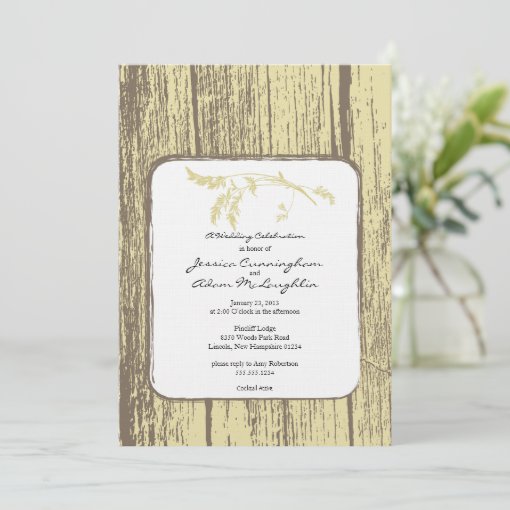 Rustic Country Party Invitation | Zazzle