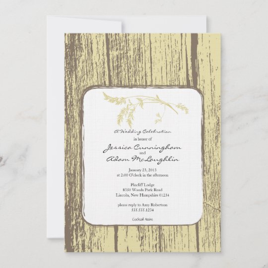 Rustic Country Party Invitation | Zazzle.com