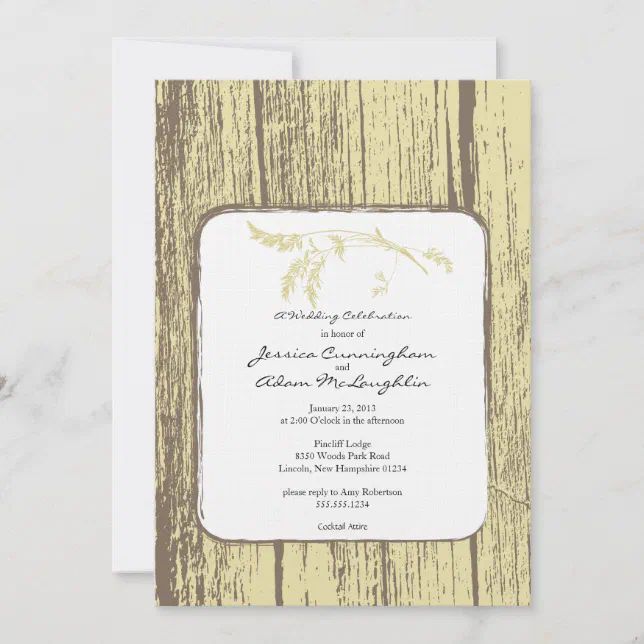 Rustic Country Party Invitation | Zazzle