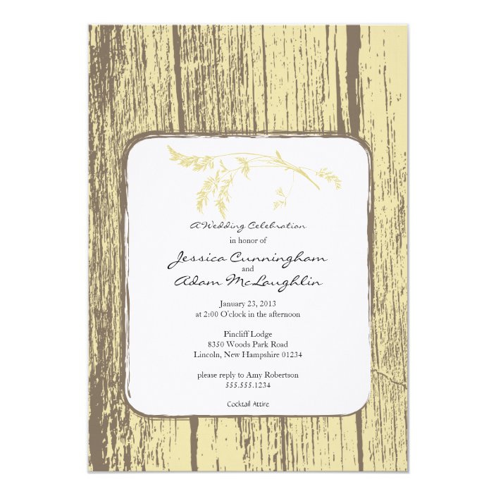 Rustic Country Party Invitation | Zazzle.com