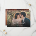 Rustic country photo wedding Save the Date card | Zazzle