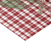 Rustic Country Plaid with Evergreen Sprig Tissue Paper | Zazzle