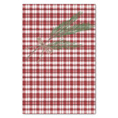 Rustic Country Plaid with Evergreen Sprig Tissue Paper | Zazzle