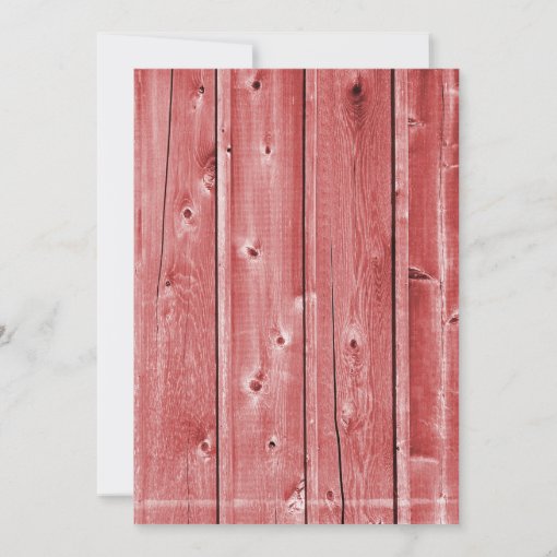 Rustic Country Red Barn Wood Wedding Invitations | Zazzle