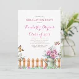 Rustic Country Rural | Farmhouse Graduation Party Invitation | Zazzle