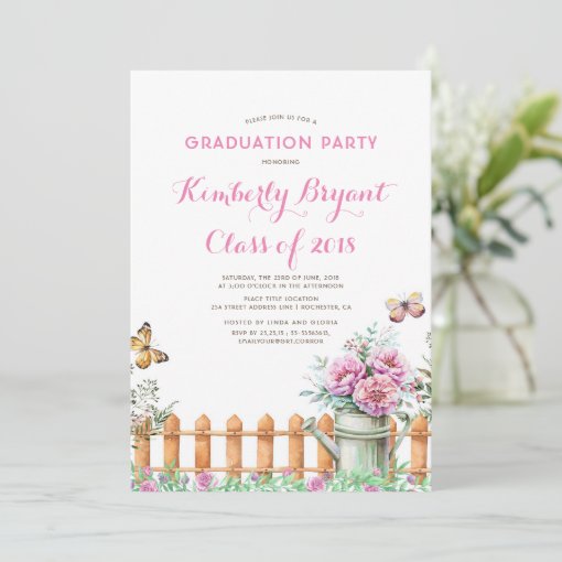 Rustic Country Rural | Farmhouse Graduation Party Invitation | Zazzle