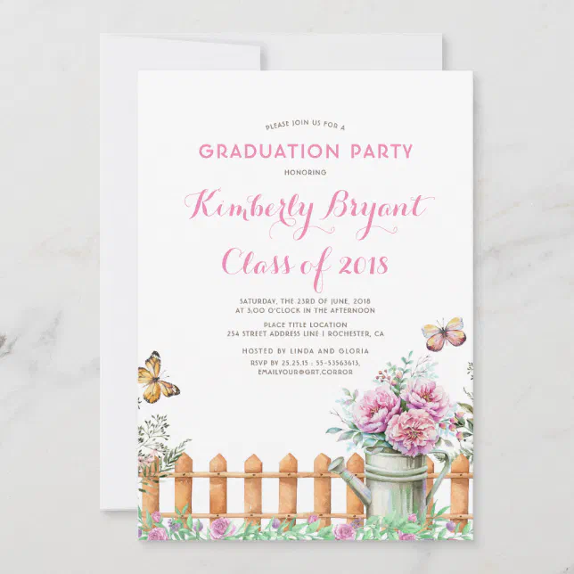 Rustic Country Rural | Farmhouse Graduation Party Invitation | Zazzle