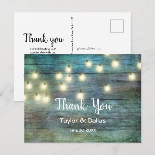 Rustic Country | Vintage Wood | Brown Postcard | Zazzle