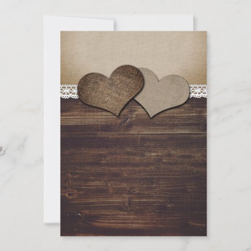 Rustic Country Wedding Invitations | Zazzle