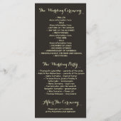 Rustic Country Wedding Programs | Zazzle