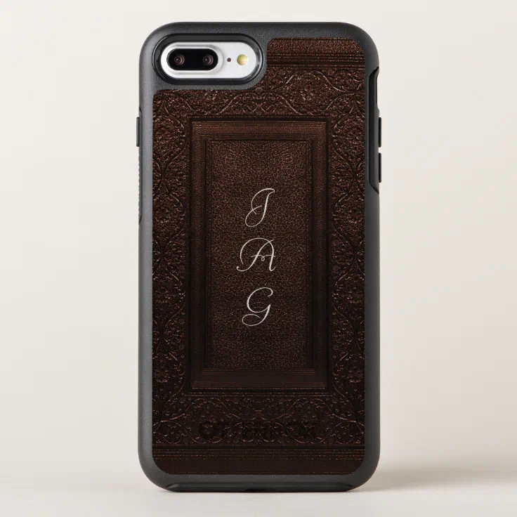 Rustic Covers Engraved Leather In Original Brown | Zazzle