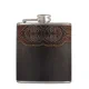 Rustic cowboy fashion western country brown flask | Zazzle