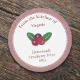 Rustic Cranberry Juice Label Sticker | Zazzle