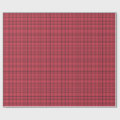 Rustic Cranberry Red and Maroon Plaid Wrapping Paper | Zazzle