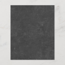 Rustic Daisy Flowers & Chalkboard Flyers | Zazzle