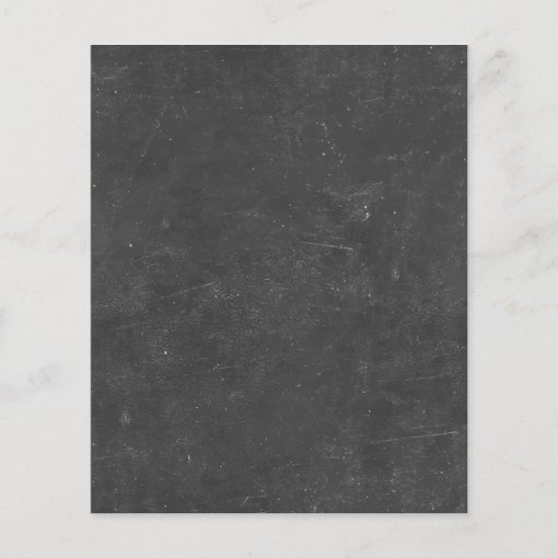 Rustic Daisy Flowers & Chalkboard Flyers | Zazzle