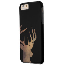 Rustic Deer Head Cell Phone Case | Zazzle
