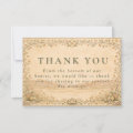 Rustic Desert Botanical Celebration Thank You Card | Zazzle