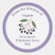 Rustic Elderberry Syrup Label Sticker | Zazzle
