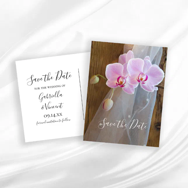 Rustic Elegance Country Barn Wedding Save the Date Announcement ...
