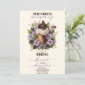 Rustic Elegant Boho Ice Cream Bridal Shower Invitation | Zazzle