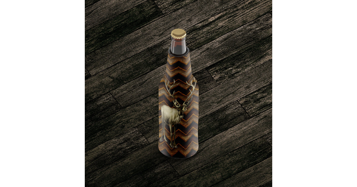 Rustic Elk Bottle Cooler | Zazzle