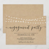 Rustic Engagement Party Invitation | Zazzle
