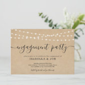 Rustic Engagement Party Invitation | Zazzle