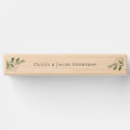 Rustic Eucalyptus Custom Wedding Guest Book Topple Tower | Zazzle