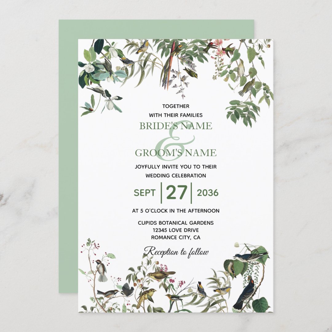 Rustic Eucalyptus Leaves Vintage Greenery Wedding Invitation | Zazzle